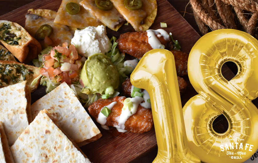 Santa Fe celebrates 18th Anniversary this July with an $18 Tex-Mex ...